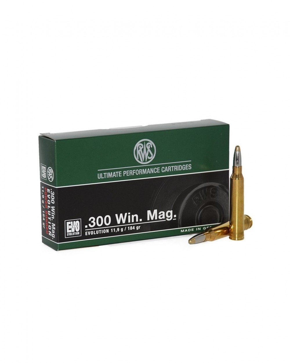 Боеприпас за дълго нарезно оръжие RWS 300 Win. Magnum | Оръжеен магазин ...